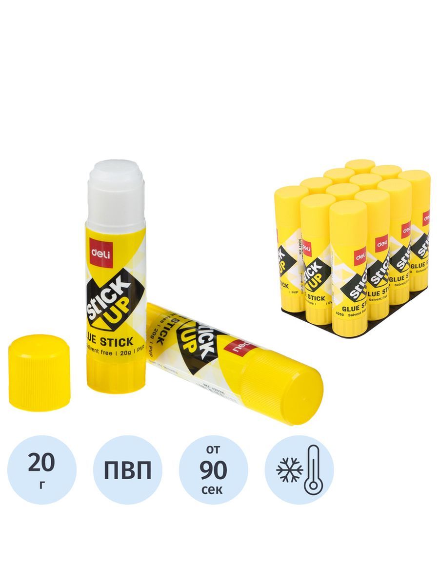 Клей-карандаш 20 г Deli Stick UP EA20210 ПВП
