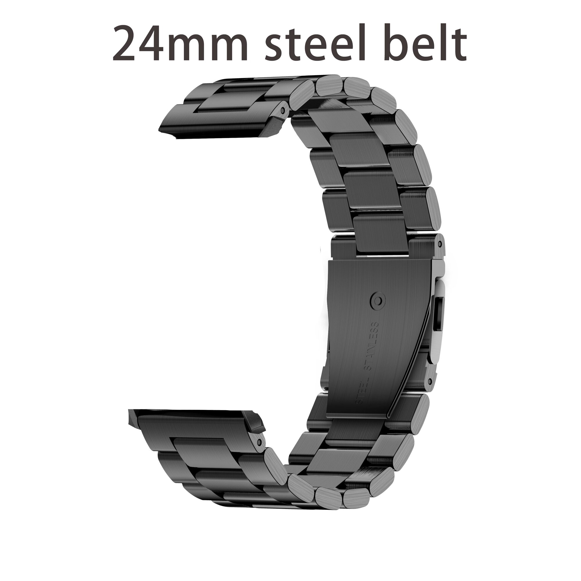 Серый 24mm steel belt для Smartwatch