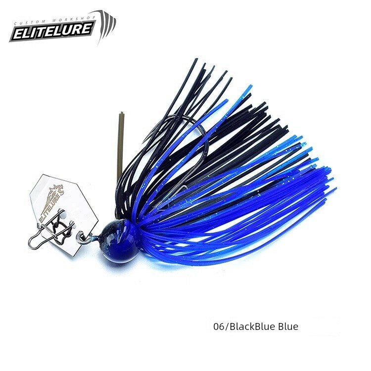 7г приманка JIG 06# Black Blue сине-черный одиночный экземпляр рыболовная наживка