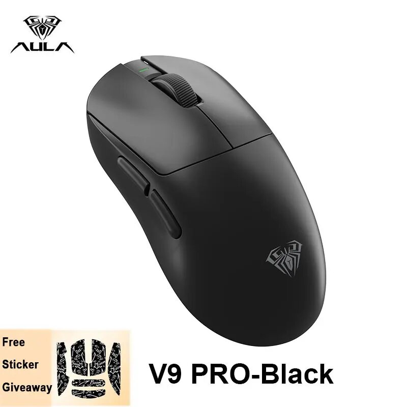 Беспроводная игровая мышь AULA V9 Pro Ultra 3950PAW V9 PRO-Black