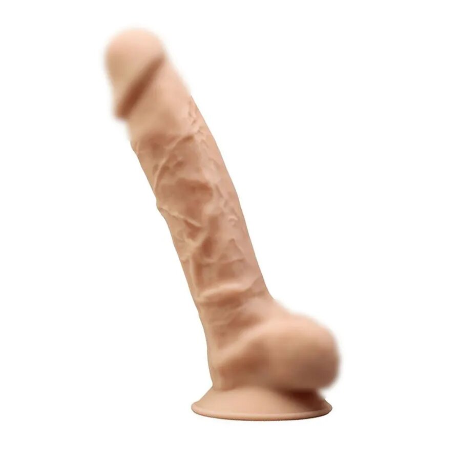 Adrien Lastic Фаллоимитатор на присоске с мошонкой SileXD MODEL 1, 9" (23 см х 3.7 см)