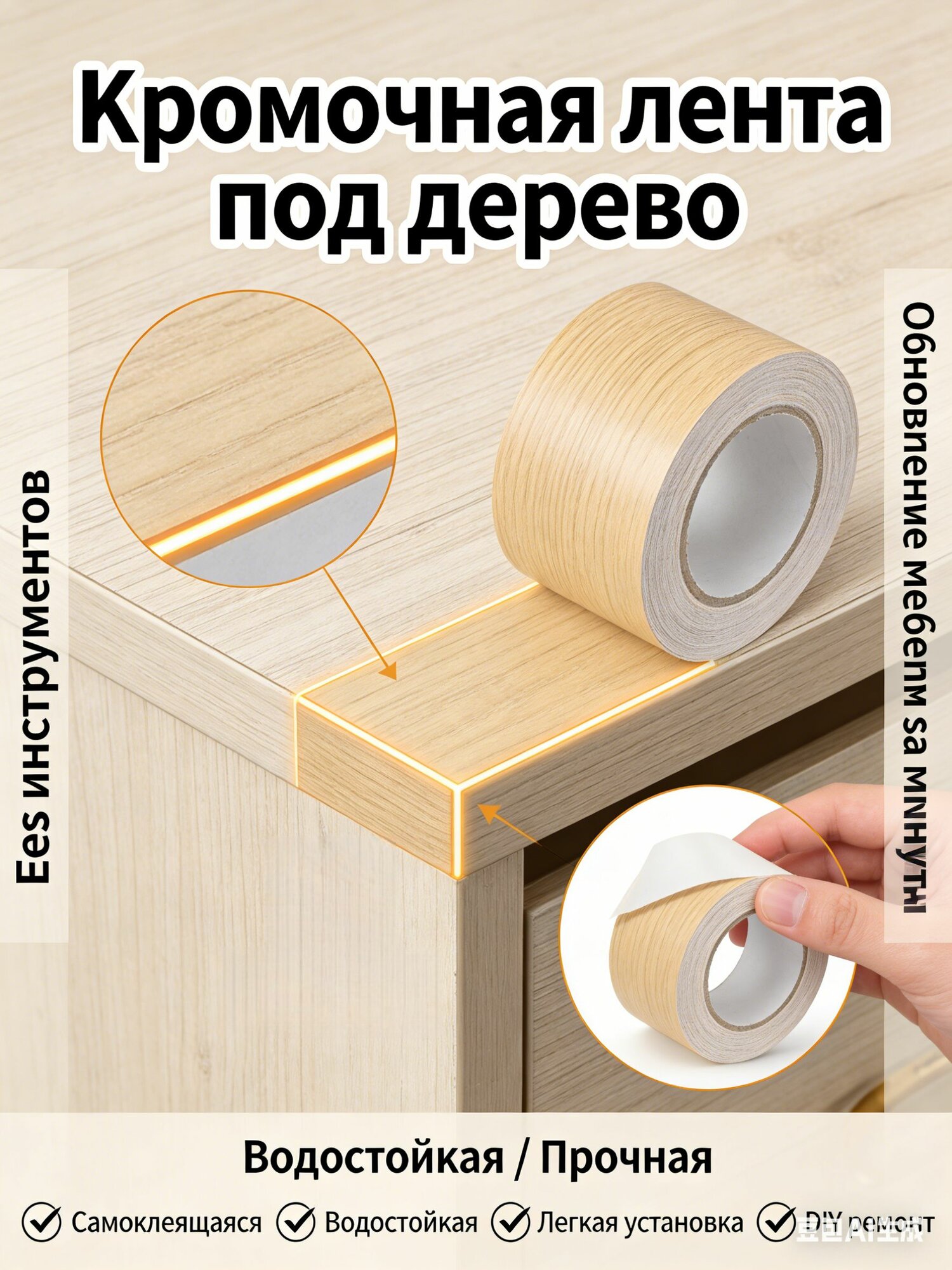 Кромка мебельная клеевая
