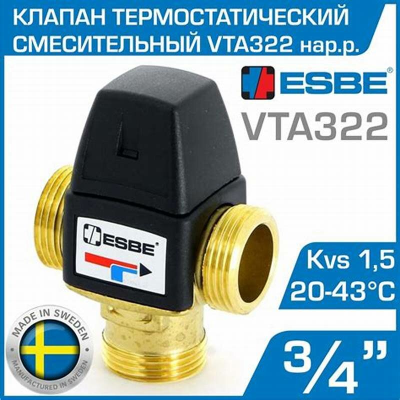 Н-блок угловой EPDM-конус, 3/4" наружная резьба, Kvs 2,4