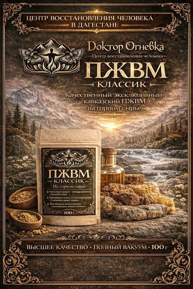 Пжвм Классик сухой (восковая моль) огневка 100 гр
