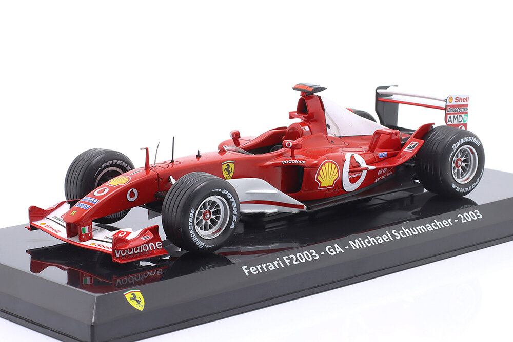 Модель коллекционная ALTAYA Ferrari F2003-GA world champion 2003 michael schumacher
