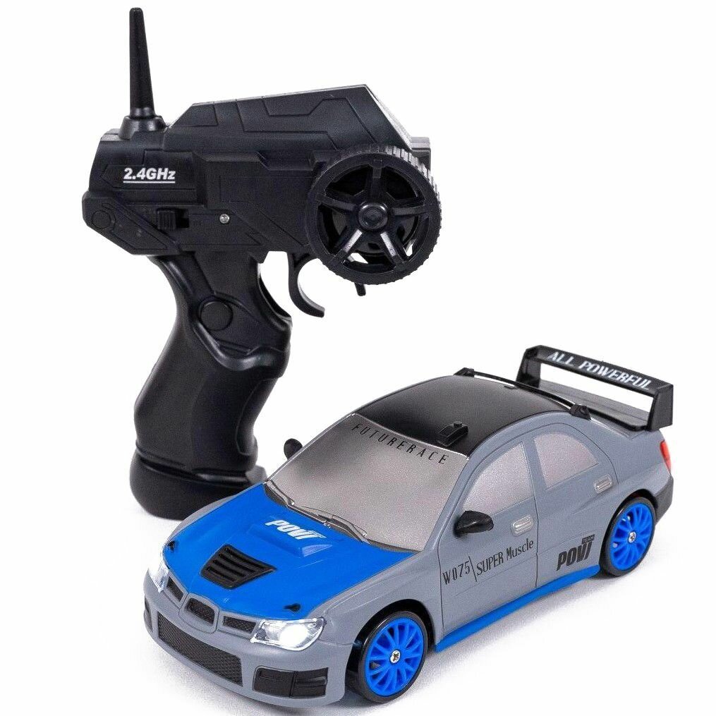 Радиоуправляемая машина для дрифта Subaru Impreza WRX (сменные колеса, фишки) - SC24A06