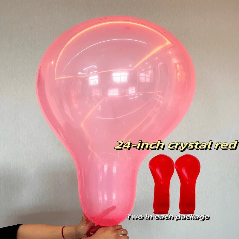 Кристальные прозрачные шары 24 дюйма Розовый, pink