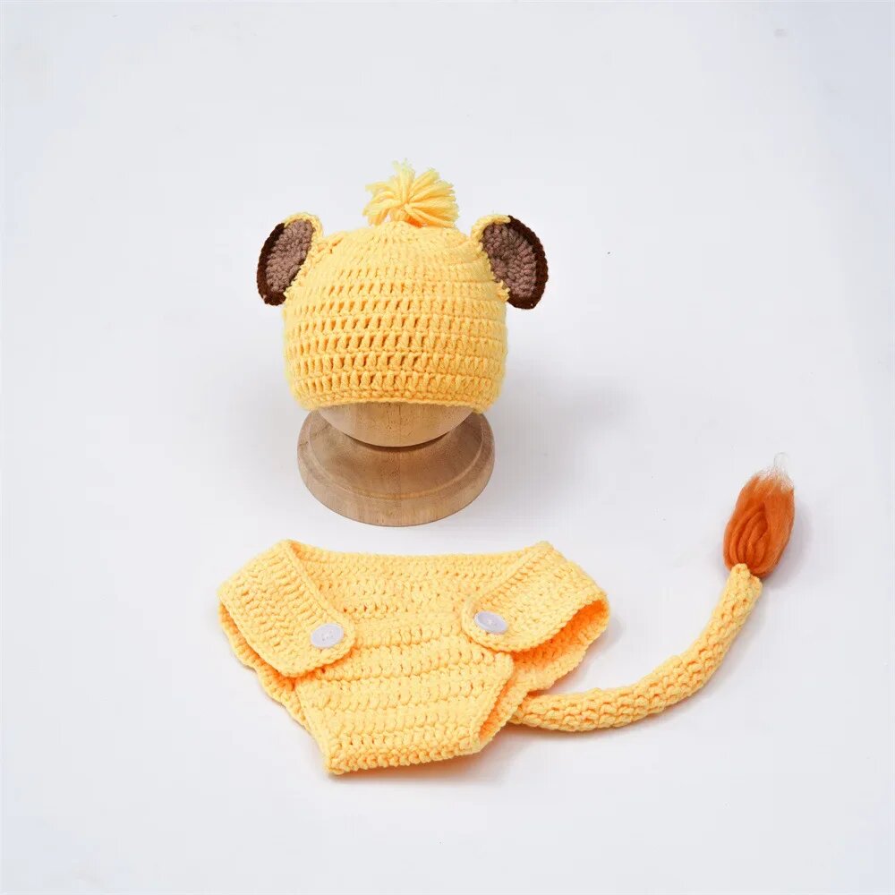 Костюм Baby Simba для фотосессии новорожденных