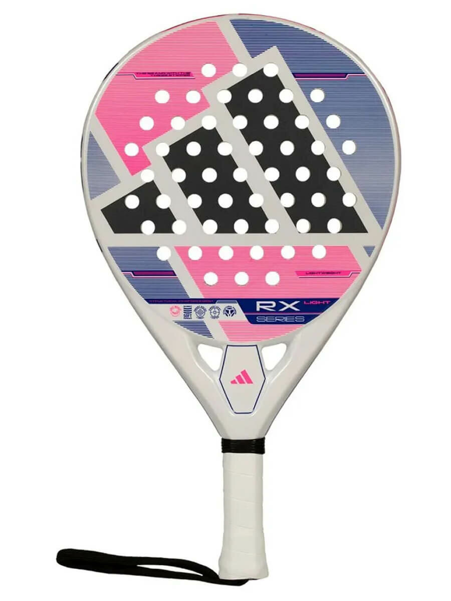 Ракетка для падел Adidas RX Series Light 2026, White/Pink/Blue