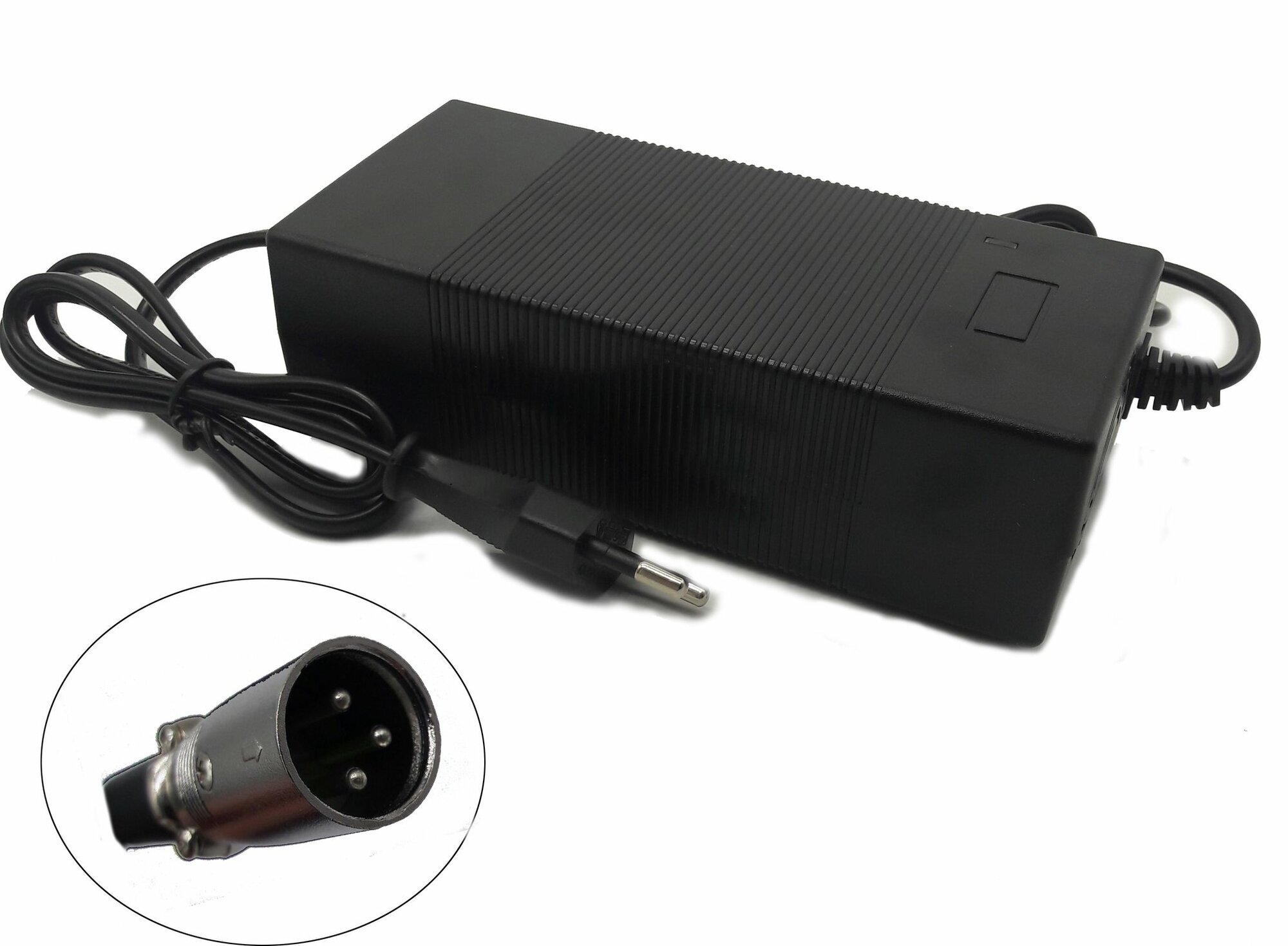 Блок питания для гироскутера 58.8V 2A (Разъем 3 pin металлический)