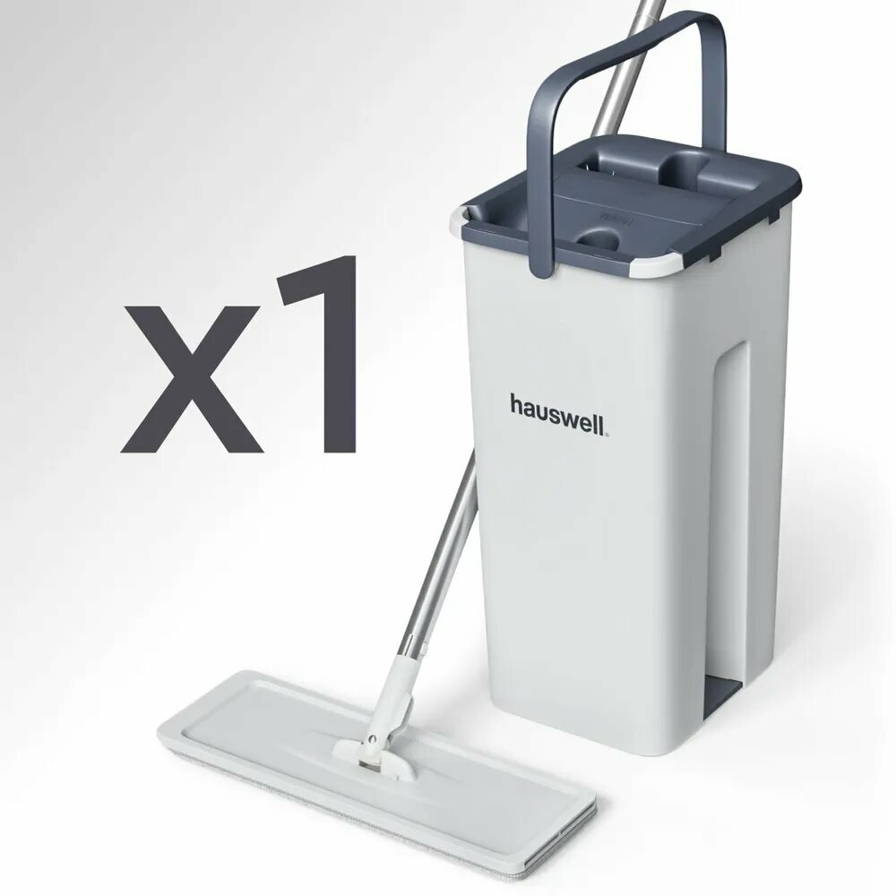 Швабра c отжимом и ведром для мытья полов Smart Mop (7л)