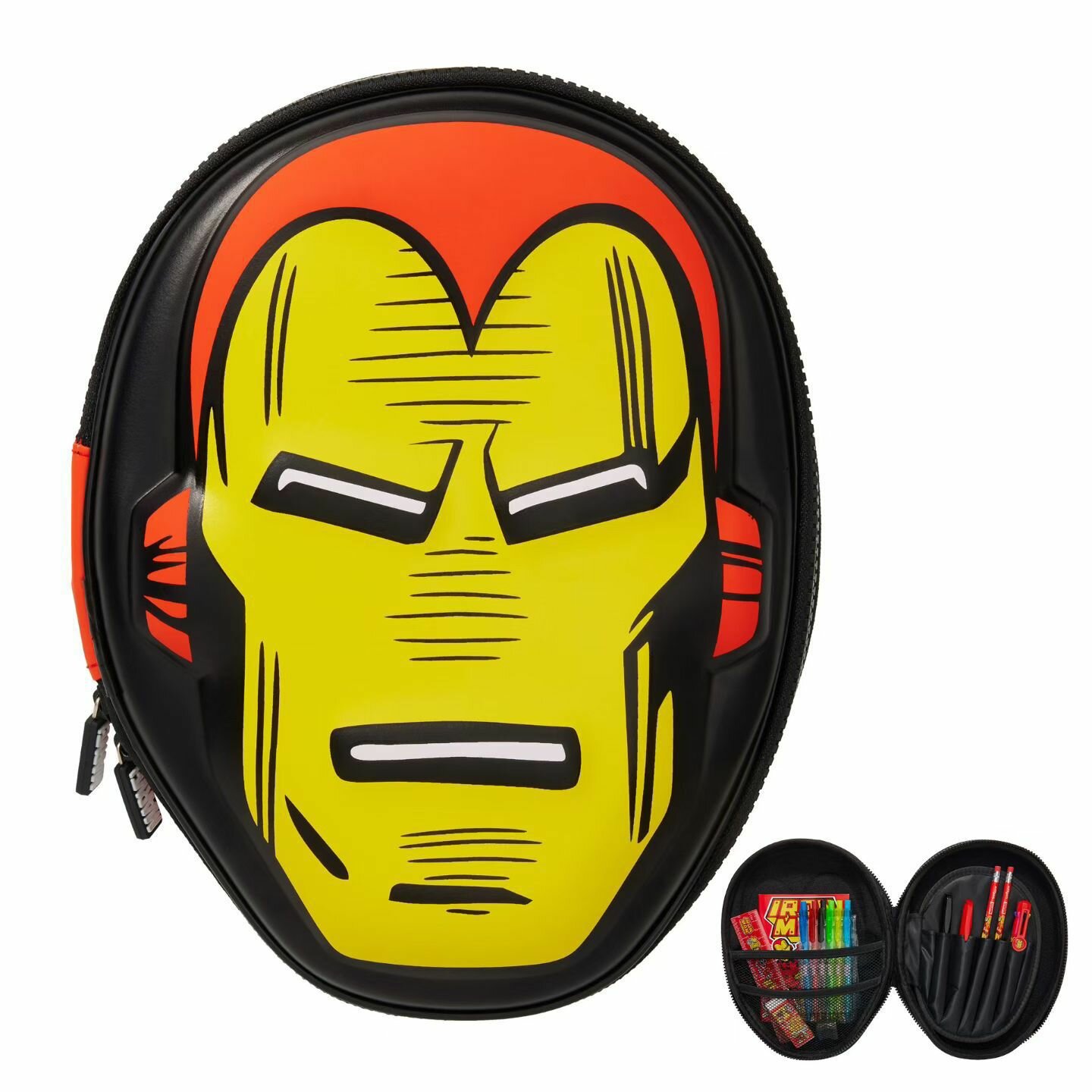 Пенал Smiggle WHOOM, 22.5x12.5x5 см, жёлто-чёрный