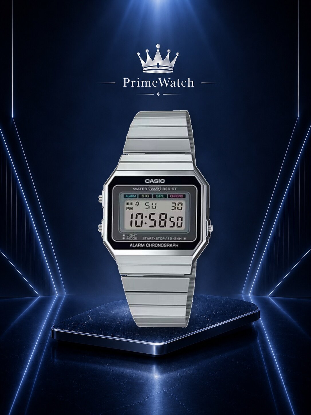 Наручные часы CASIO Collection, серебряный/черный