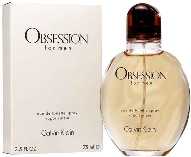 Парфюм мужской Calvin Klein Obsession For Men 75 мл - Кальвин Кляйн Обсешн