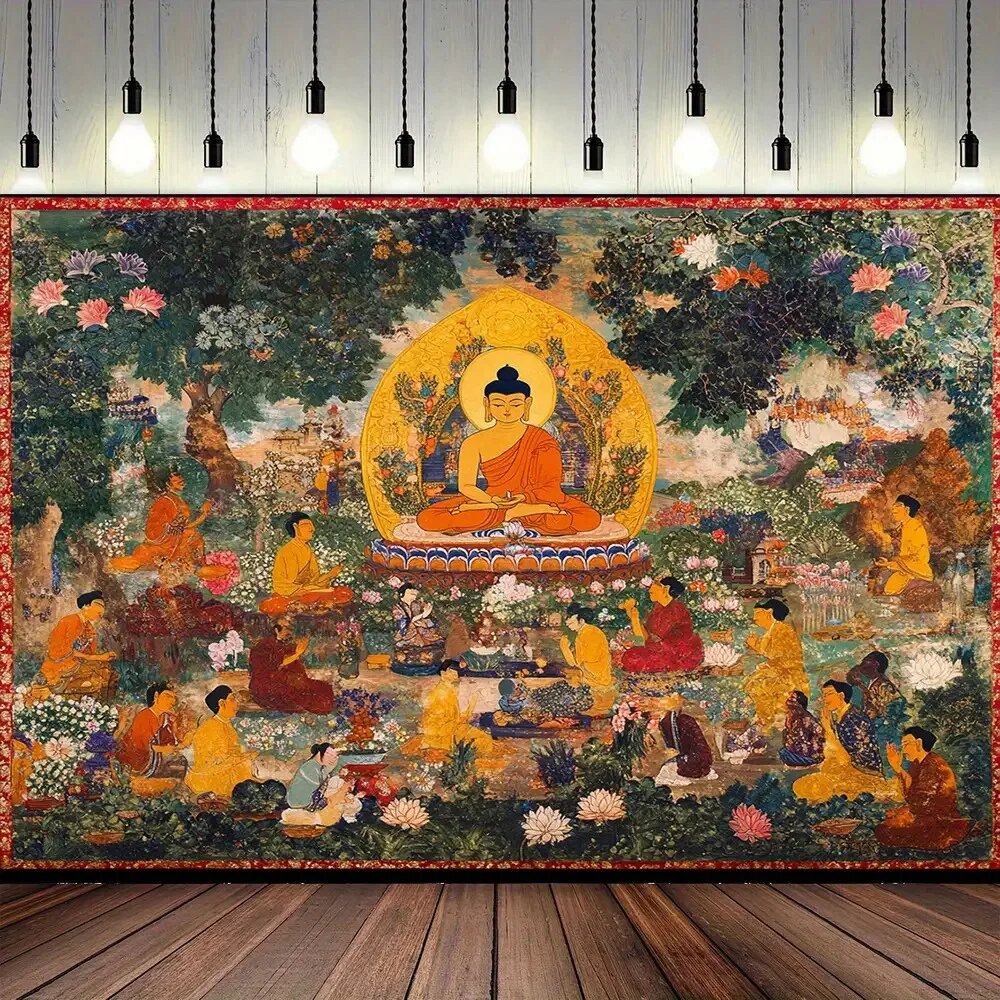 Викама Премиум Гобелен с Изображением Будды 60X90CM(2X3FT