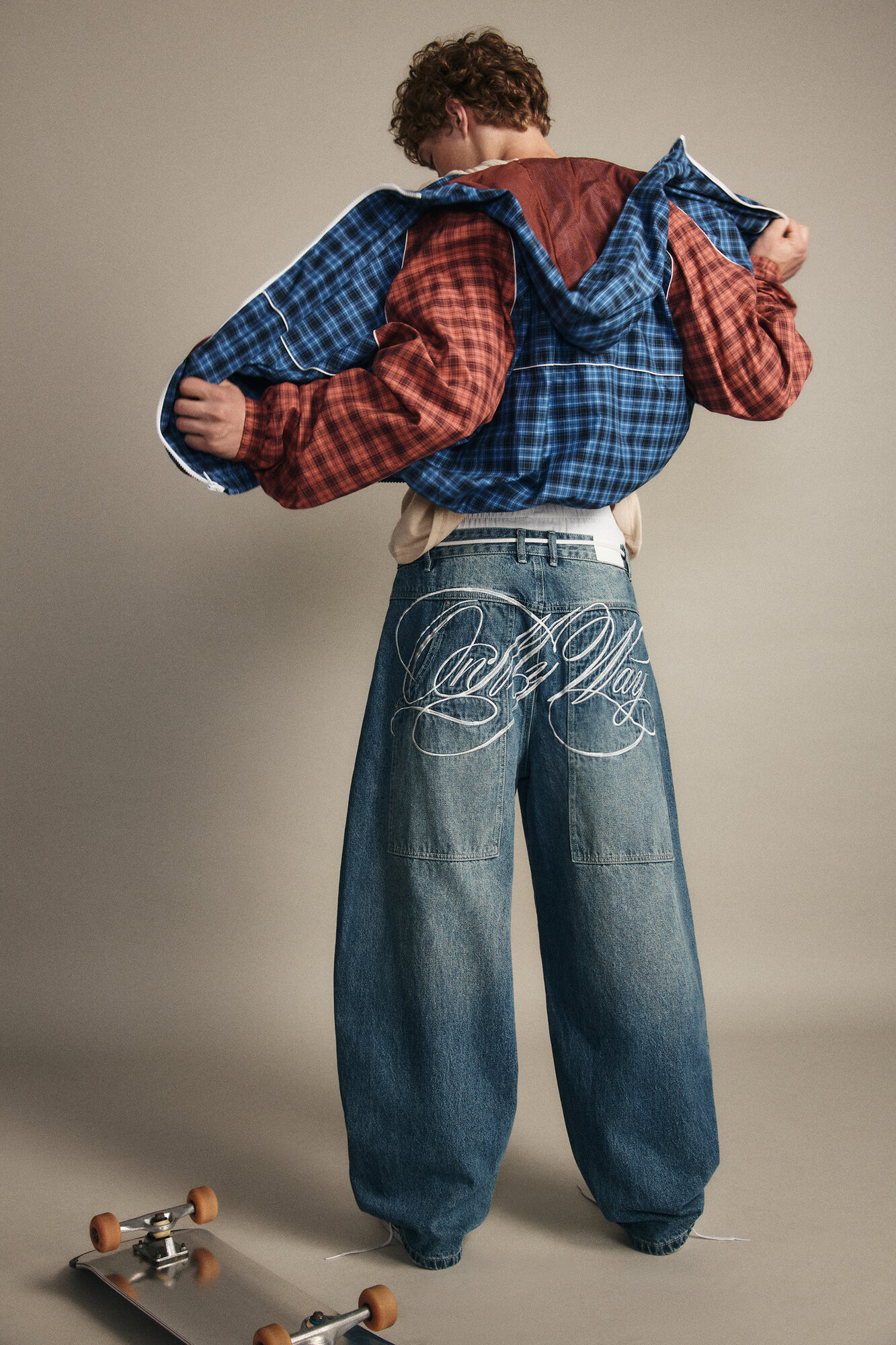 Джинсы бананы casual 