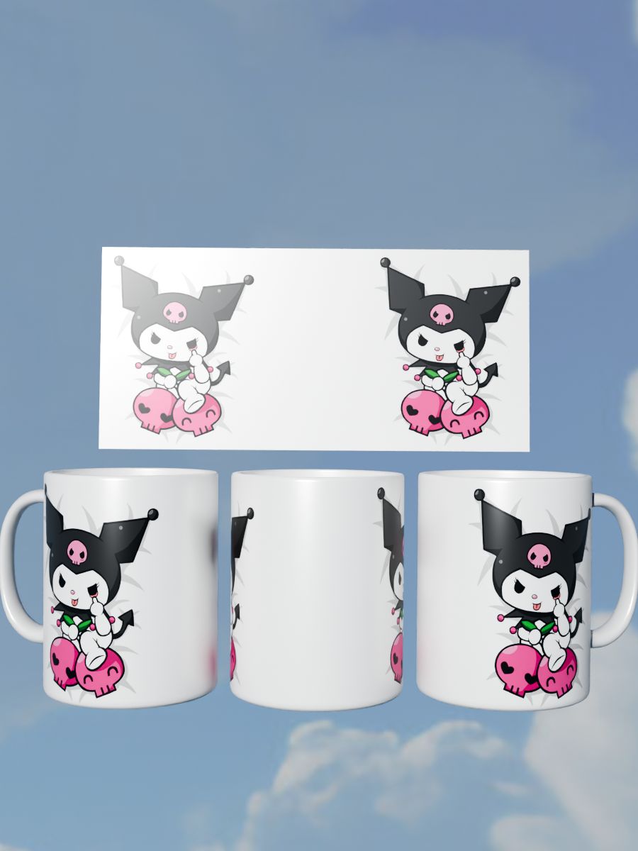 Кружка "Hello kitty, kuromi, хеллоу китти, куроми"