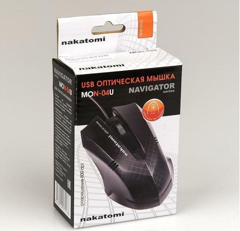 Мышка игровая проводная NAKI MON-04U черный