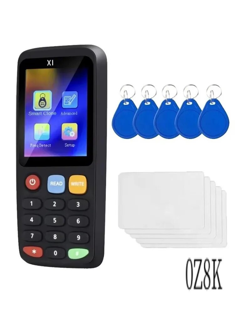 Смотри-X7 RFID Smart Chip NFC Decoder Duplicator Reader Writer + 5XCUID Брелок 5XUID Карта 125 КГц 13,56 МГц Клон Картыода