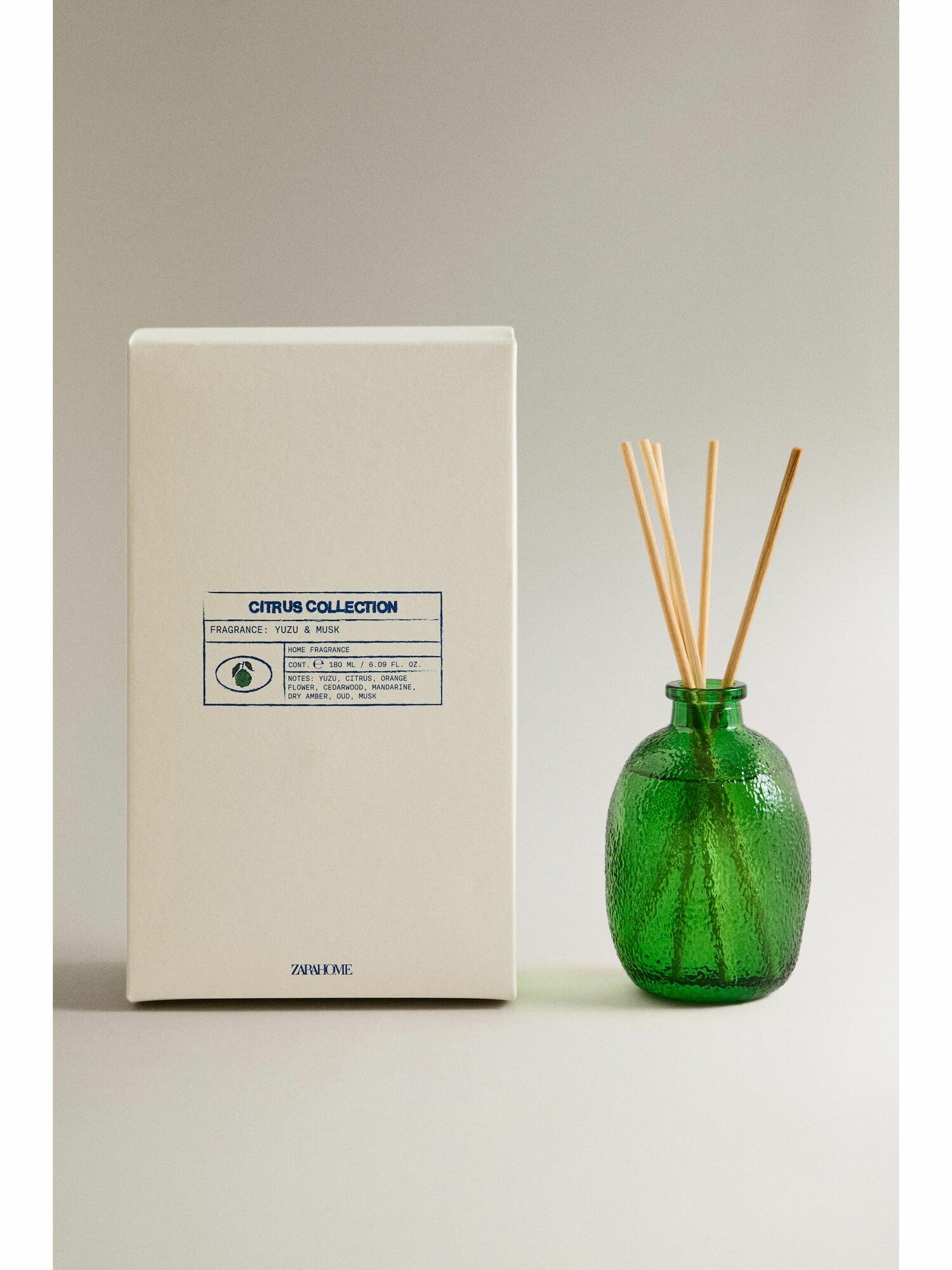 Ароматический диффузор Zara Yuzu & Musk Reed Diffuser 180 мл