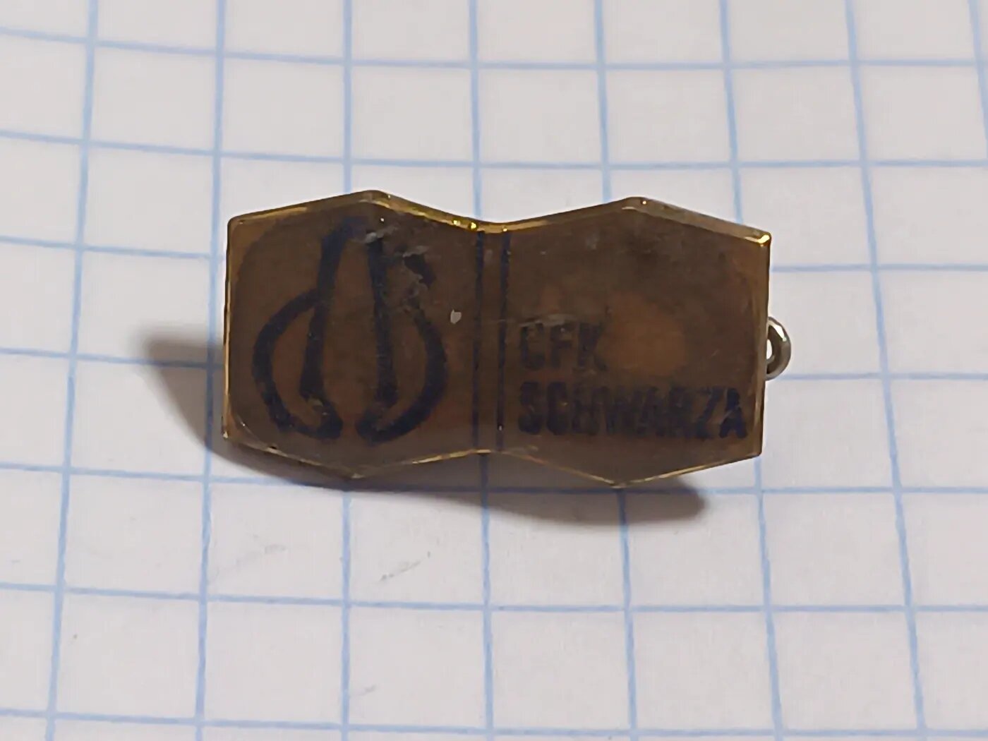 Коллекционный значок CFK Schwarza