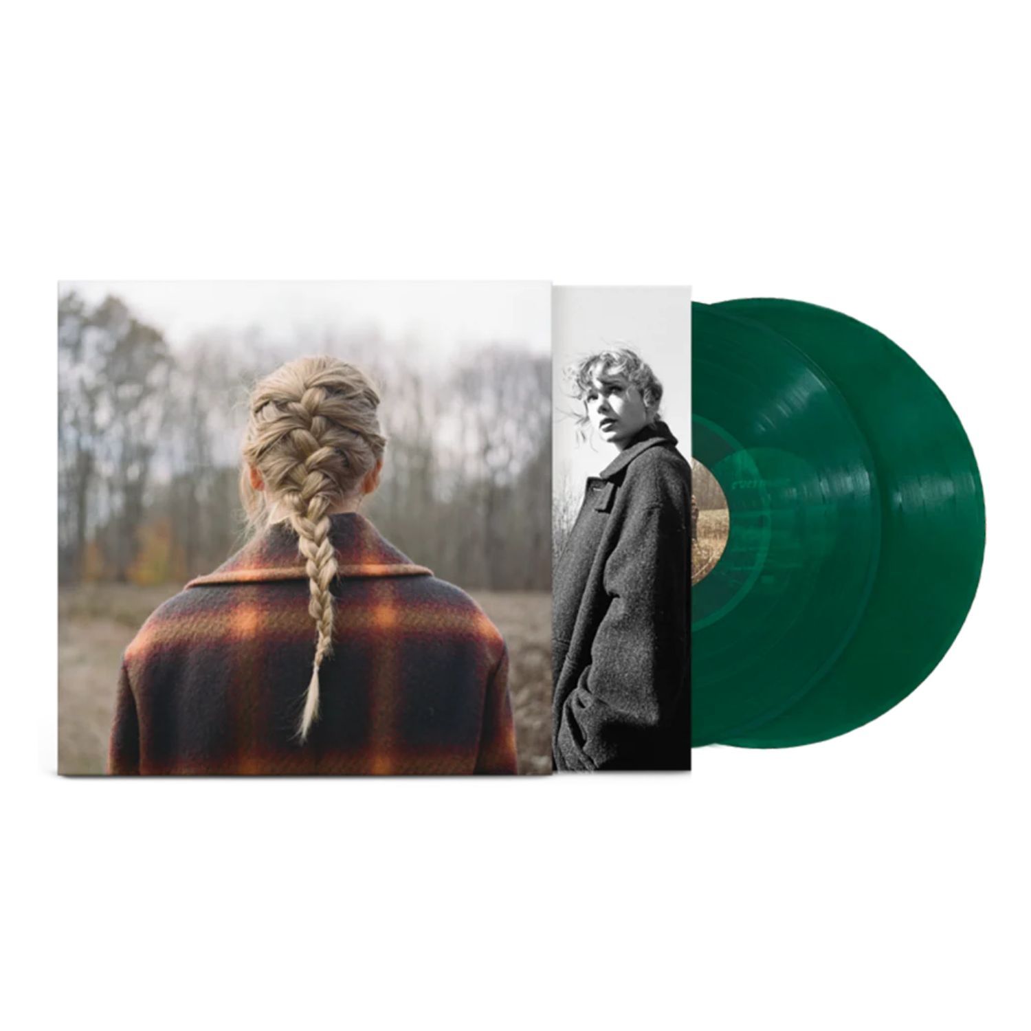 Виниловая пластинка Opaque Green, Taylor Swift - Evermore, 2 x Vinyl, LP