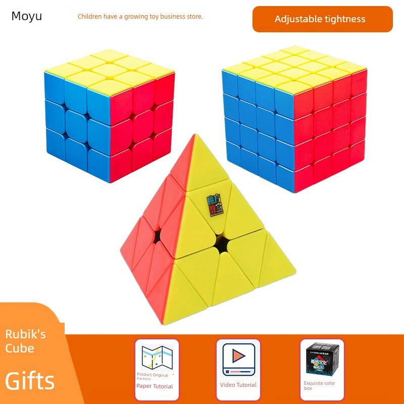 Комплект пирамиды, 3x3 и 4x4 кубиков Рубика