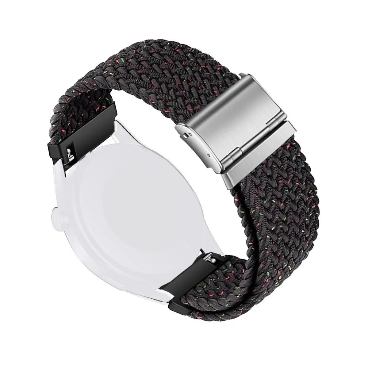 18/20/22 мм подходит для Samsung watch7 плетеный ремешок металлическая разъемная пряжка петля-резинка