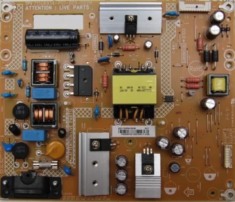 Блок питания для телевизора 715G6934-P01-000-002H PHILIPS 40PFT4100/60, 40PFT4101/60,40FPT4100/60