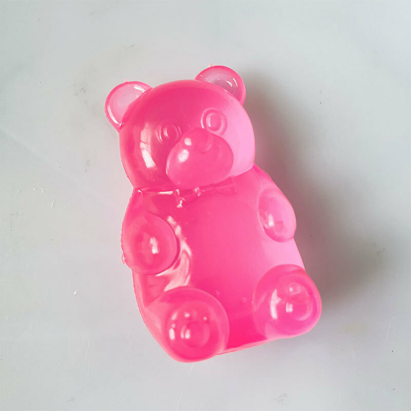 Мишка из мятной карамели-мягкая игрушка, Розовый, пакет OPP