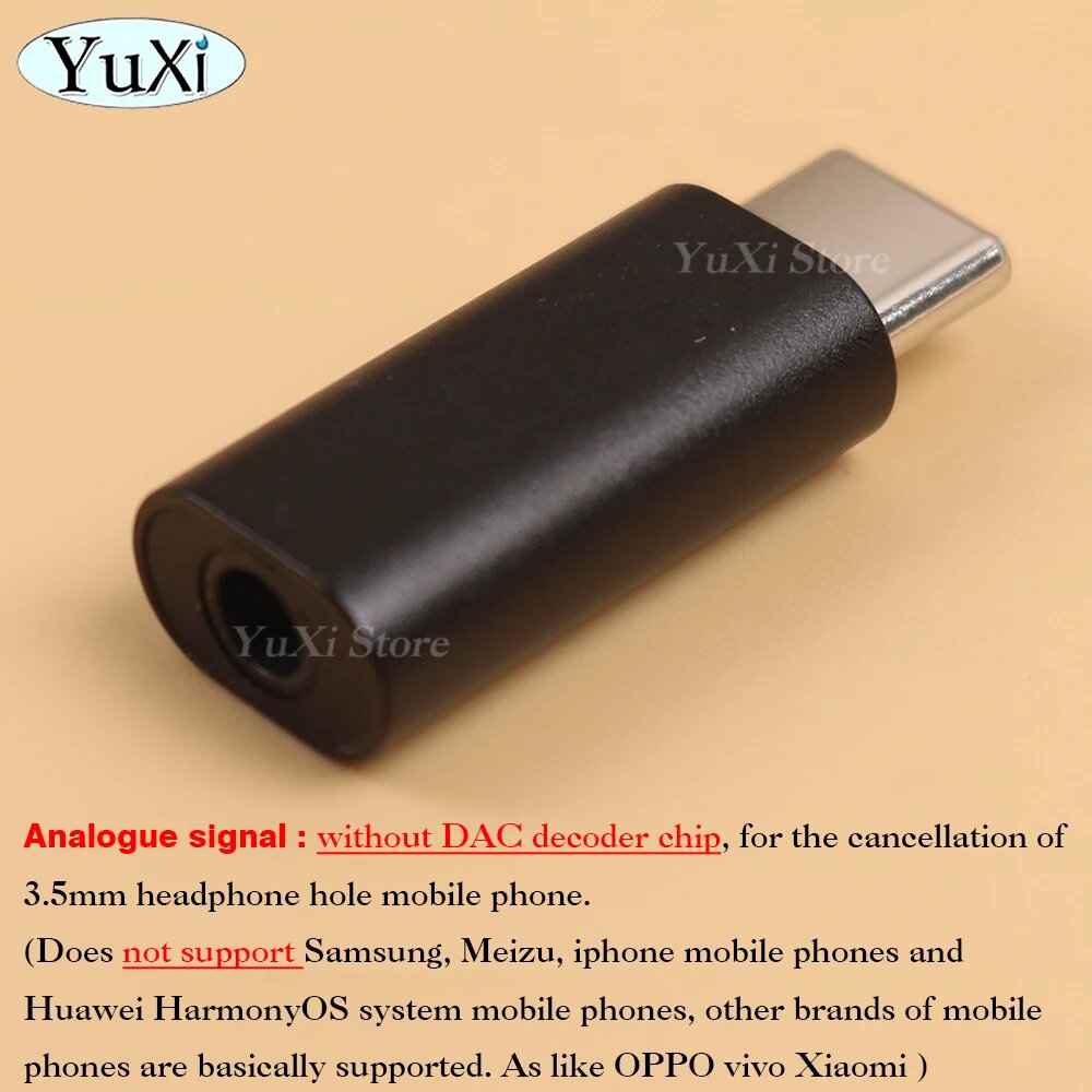 Адаптер Type-C на 3,5 мм YuXi