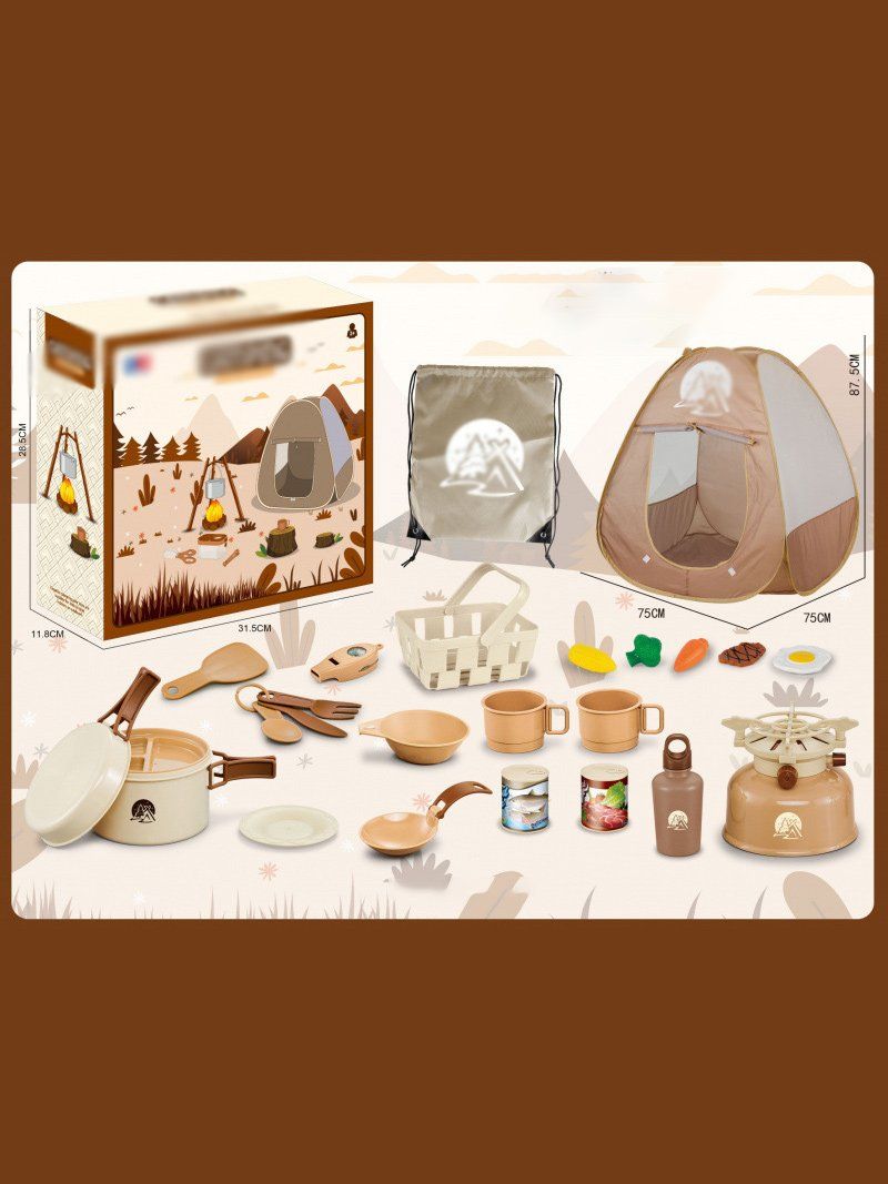 Детская Игровая Палатка И Игровой Набор Игрушек Для Пикника Туризм