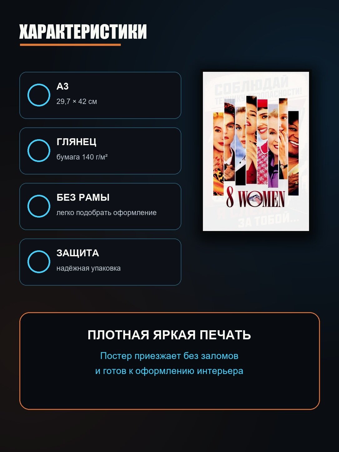 Постер 8 женщин — фото 1