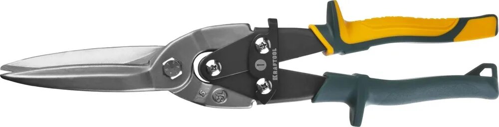 Прямые удлинённые ножницы по металлу KRAFTOOL Alligator 290 мм 2328-SL
