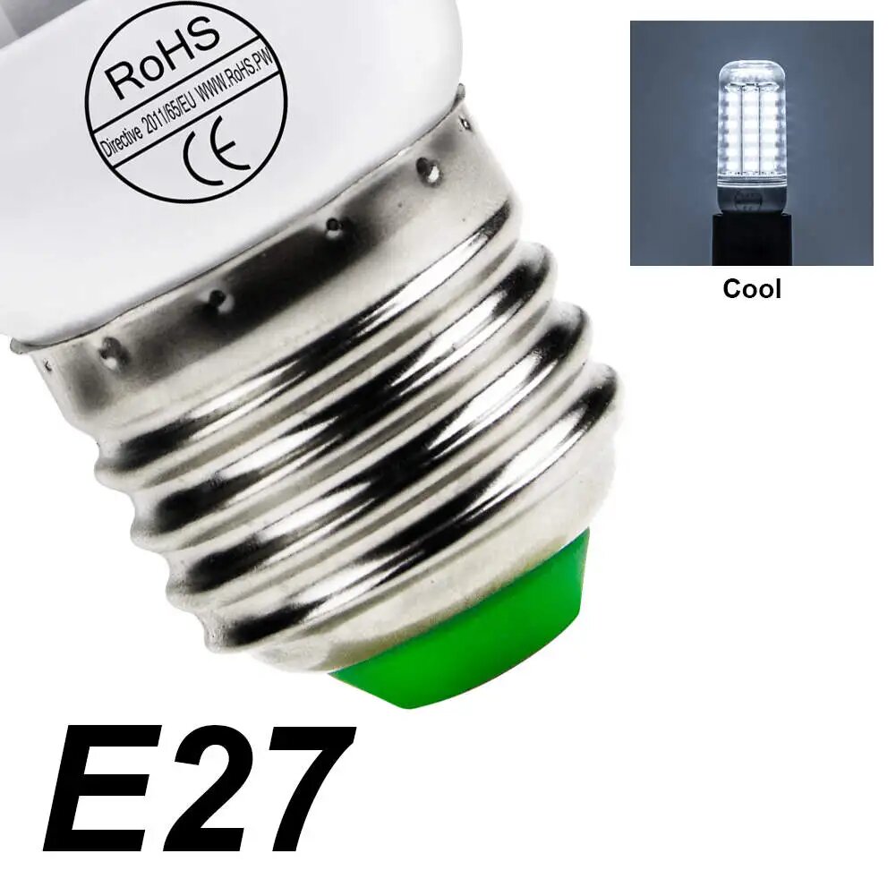 Лампочка WENNI E27 Cool White 2 Years Warranty 69leds 220V