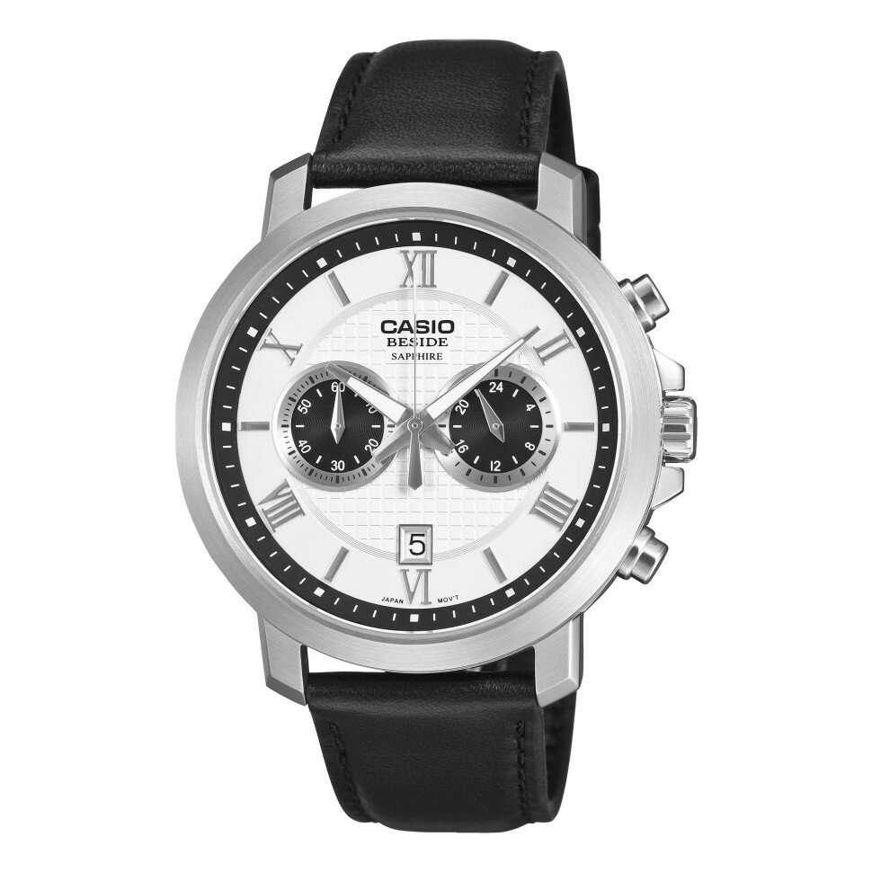 Наручные часы CASIO, белый, черный, серебряный