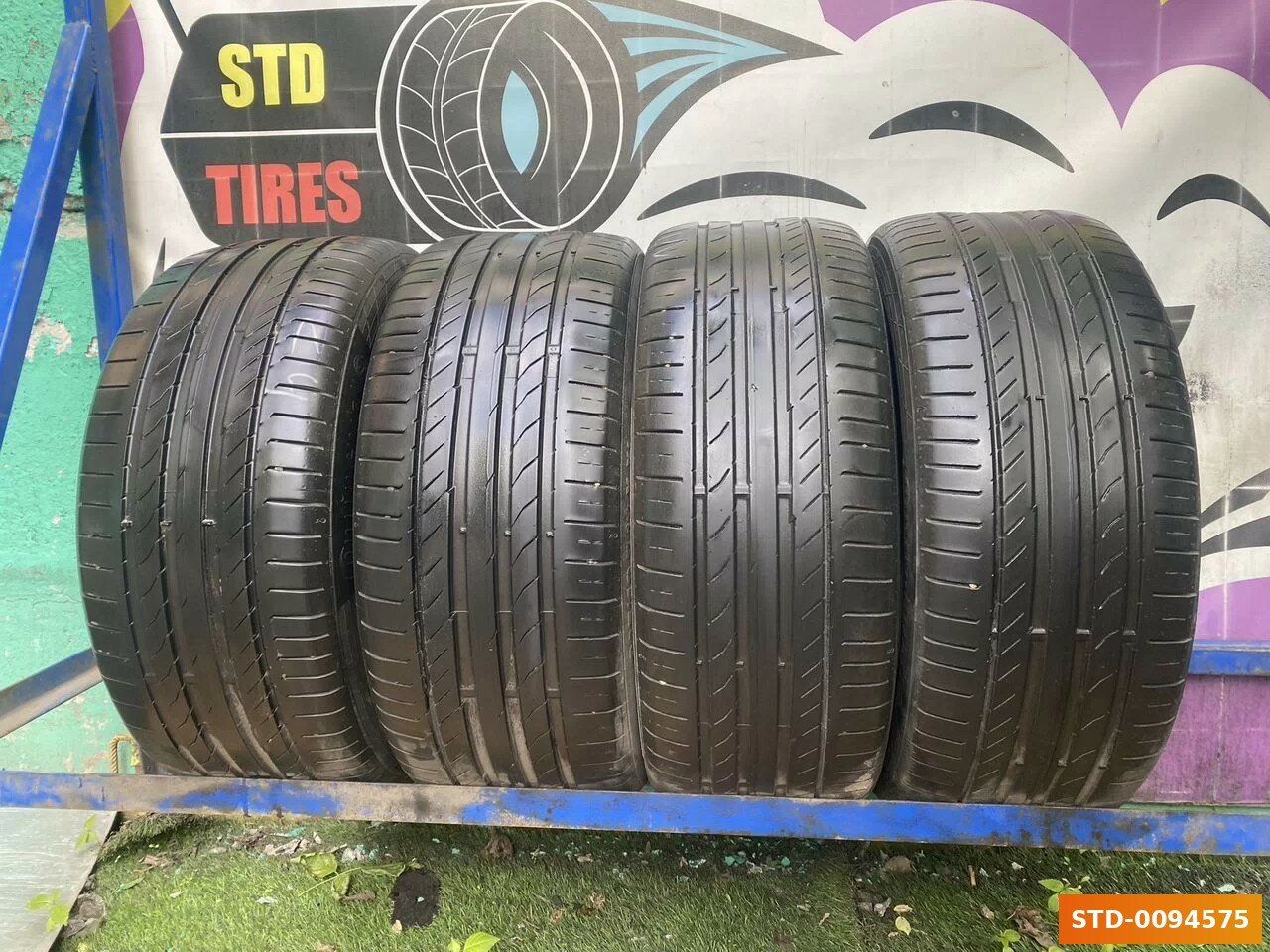 Комплект (2 шт) летних БУ шин Continental ContiSportContact 5 SSR 225/45 R18 25% износ 8183001490