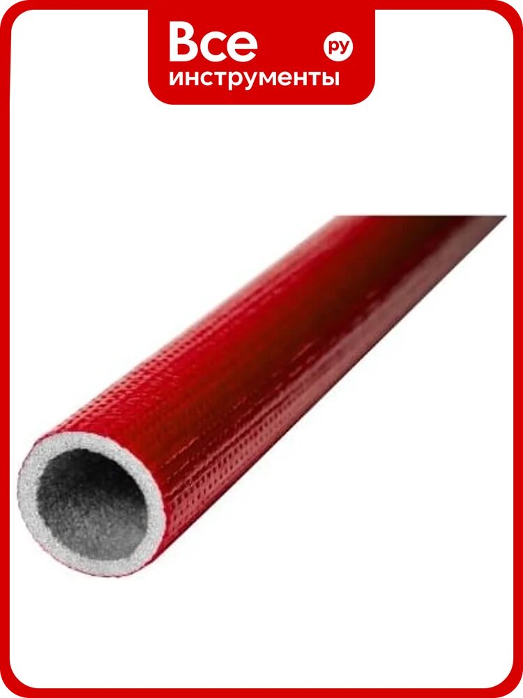 Теплоизоляция для труб K-FLEX PE COMPACT в красной оболочке 18/6 бухта 10м R060182103PE0CR