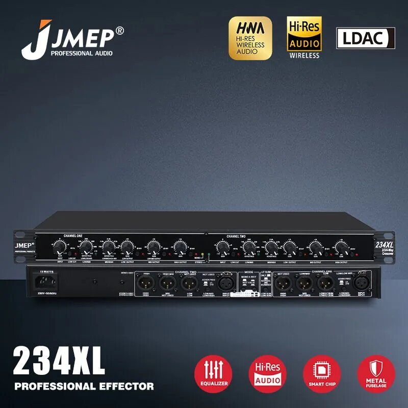 JMEP 234XL 3-полосный кроссовер для акустической системы и караоке