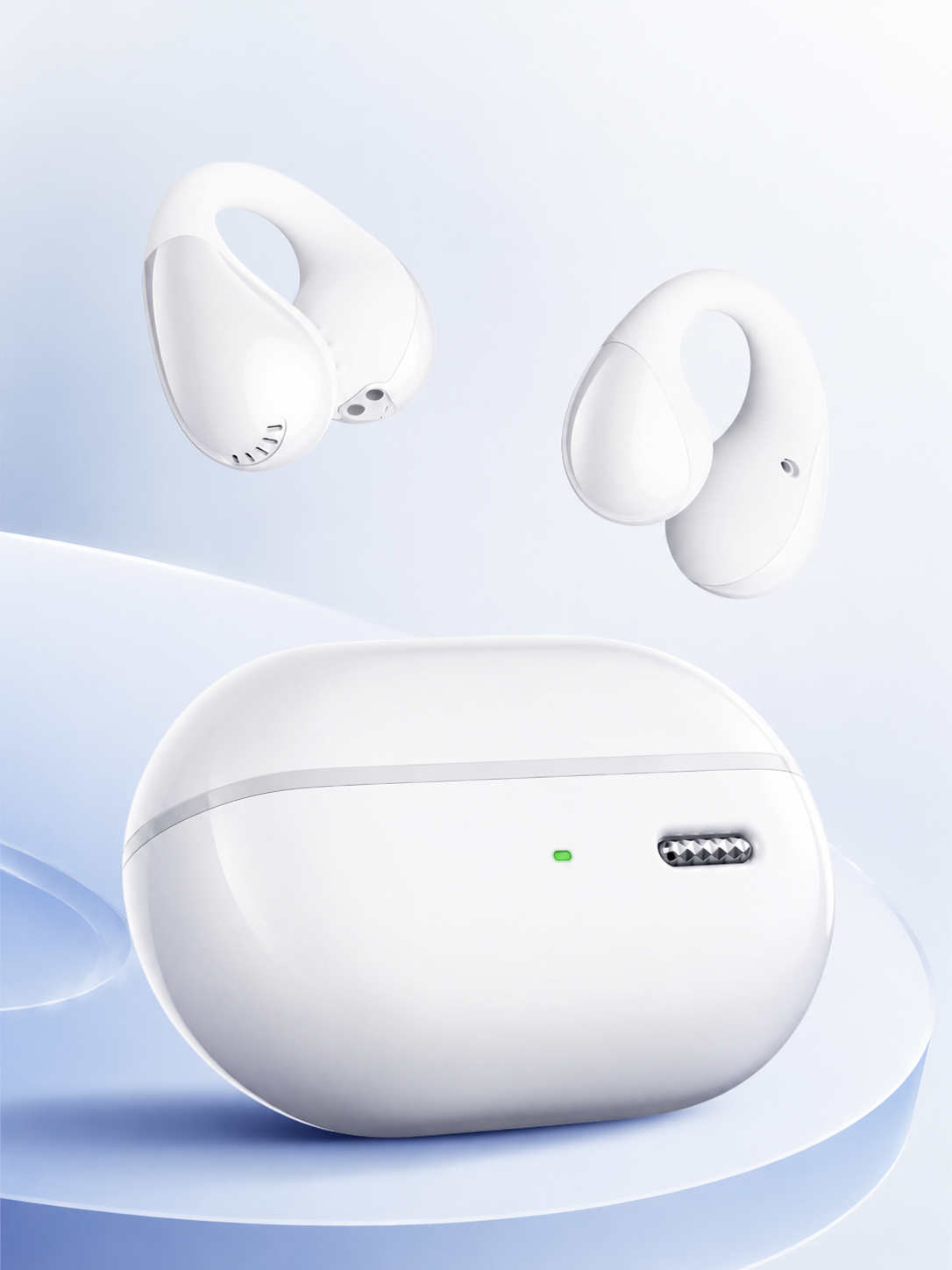 SOUNDPEATS PearlClip Pro Hi-Res Bluetooth 5.4 открытые наушники Clip с 12 мм динамиком, IPX5, 24 ч