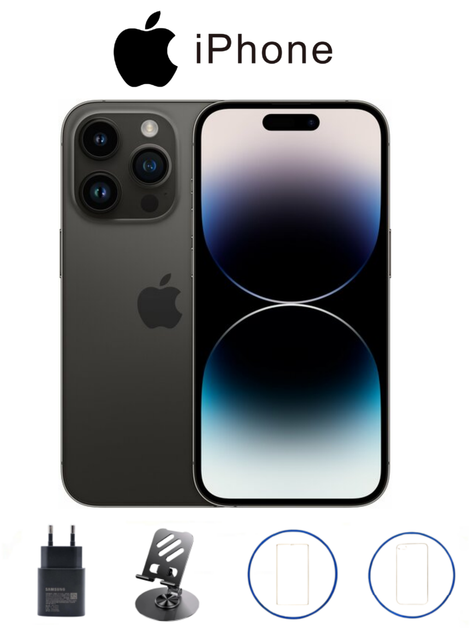 Смартфон Apple iPhone 14 Pro 128 ГБ,2 nanoSIM Space Black, Космический черный
