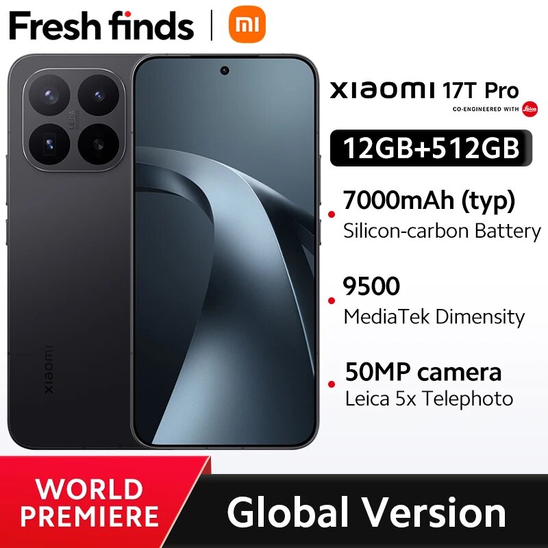 Смартфон Xiaomi 17T Pro, 12/512ГБ, global