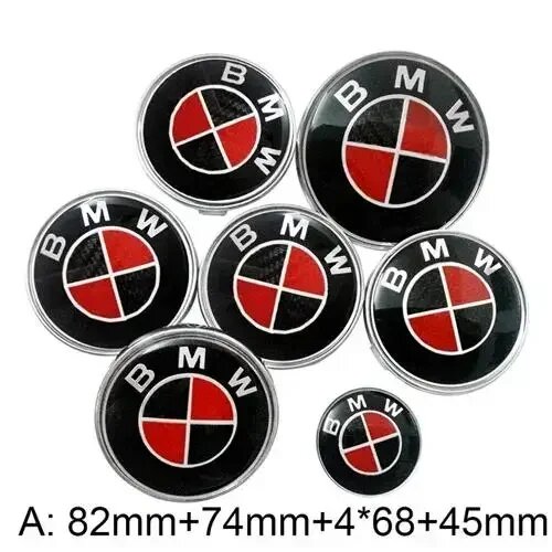 Новый комплект из 7 штук для BMW X3 X5 G01 G20 G21 G30 F10 F11 F20 F01 F30 E39 E60: F-74 82mm