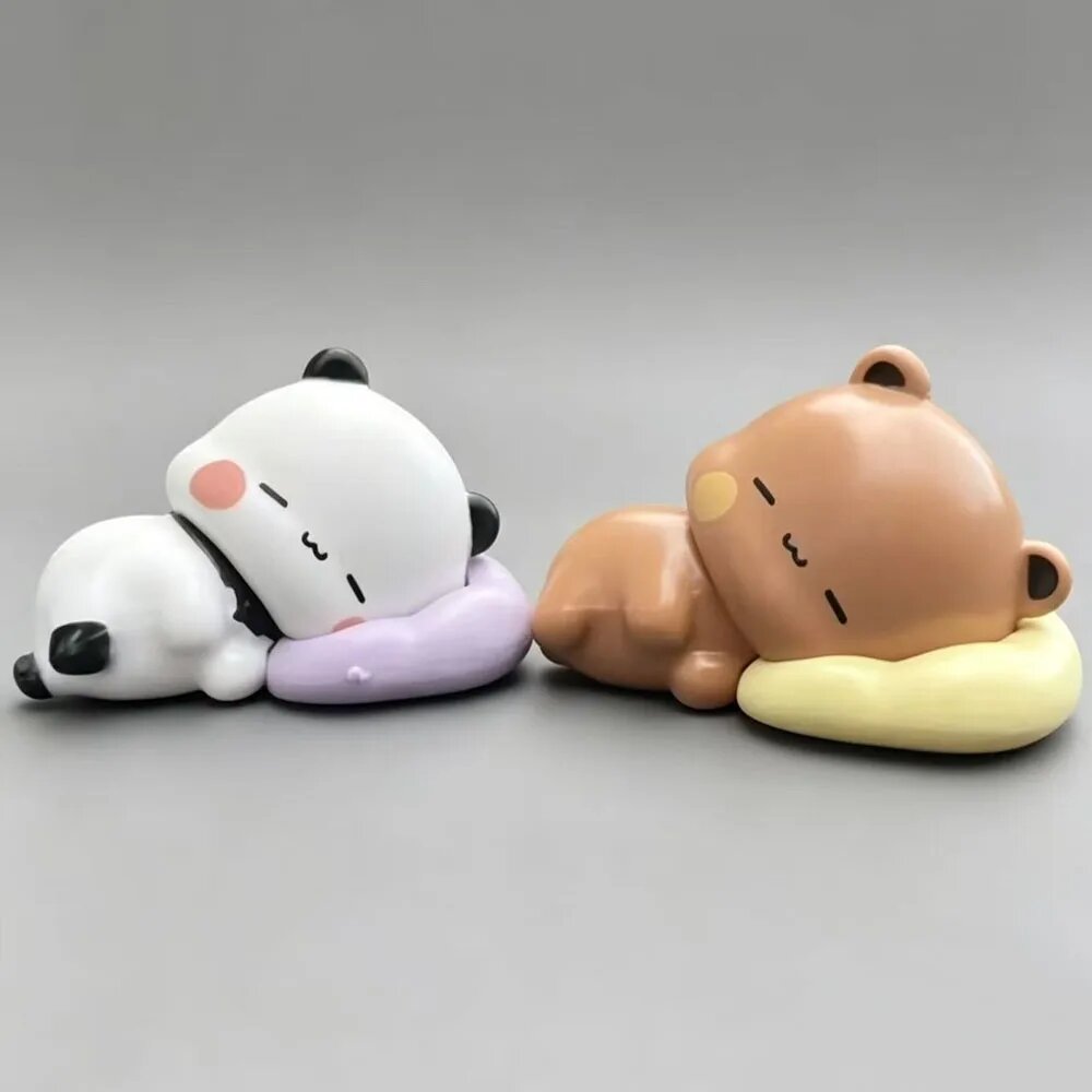 Фигурки Панды Бубу Дуду Bandai shui jiao