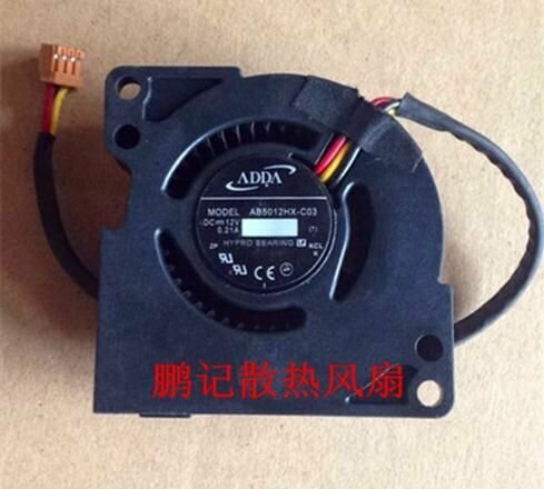 MP515 X1130P проектор турбо вентилятор ADDA AB5012HX-C03 DC12V 0.21A