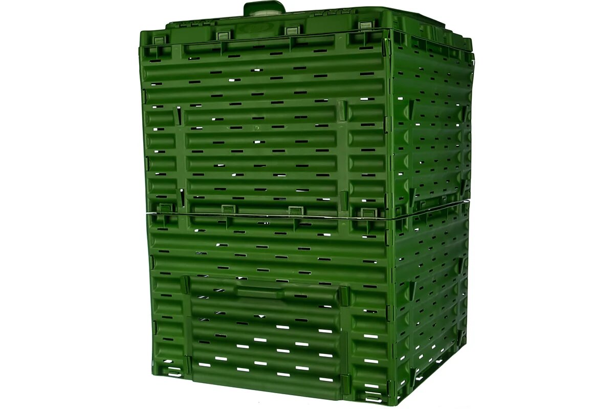 Компостер Piteco, объём 300 л, морозоустойчивый пластик, зеленый
