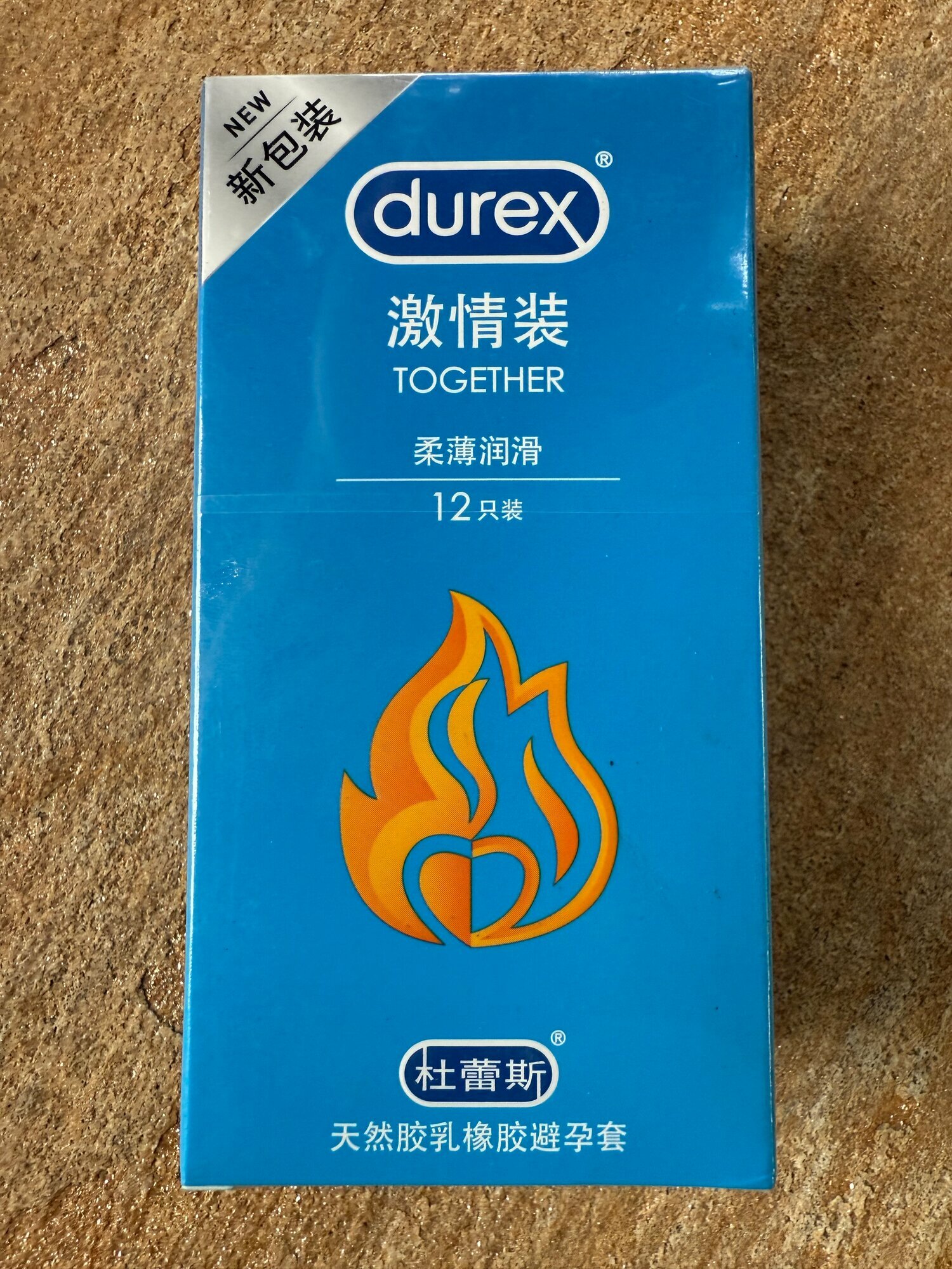 Презервативы Durex TOGETHER, натуральный каучуковый латекс- 12 штук