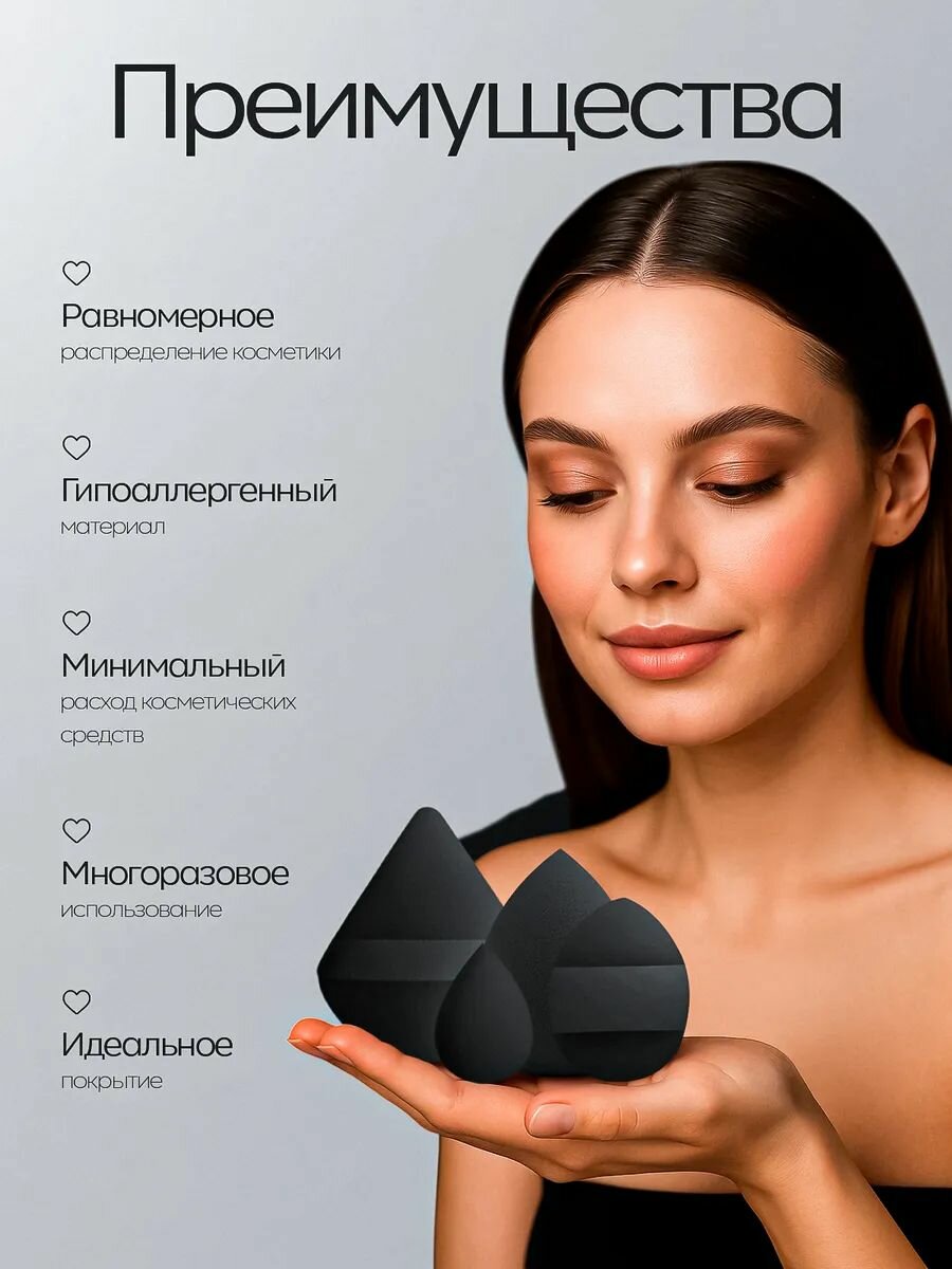 Набор спонжей для макияжа