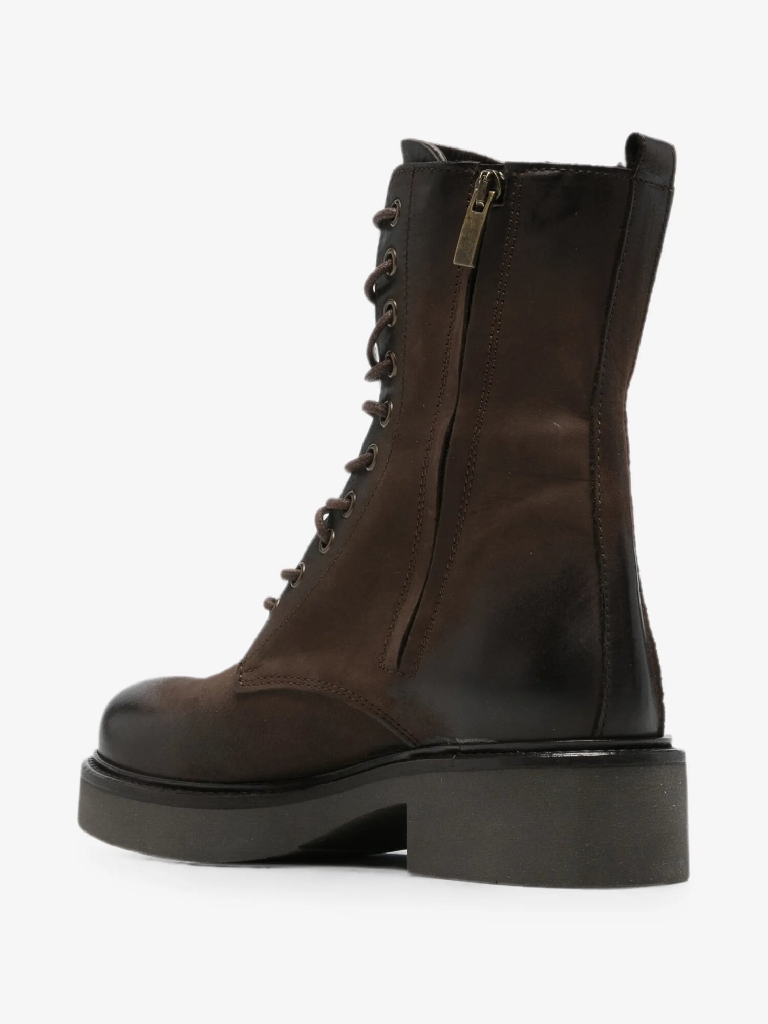 Ботинки Metisse Lace-up leather combat boots, размер 37, коричневый — фото 1