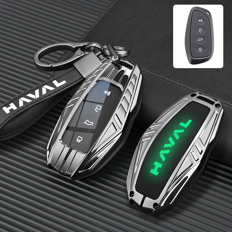 Ключевой брелок Haval H9 с блестящим серебром автомобильной эмблемой браслетом для новых моделей